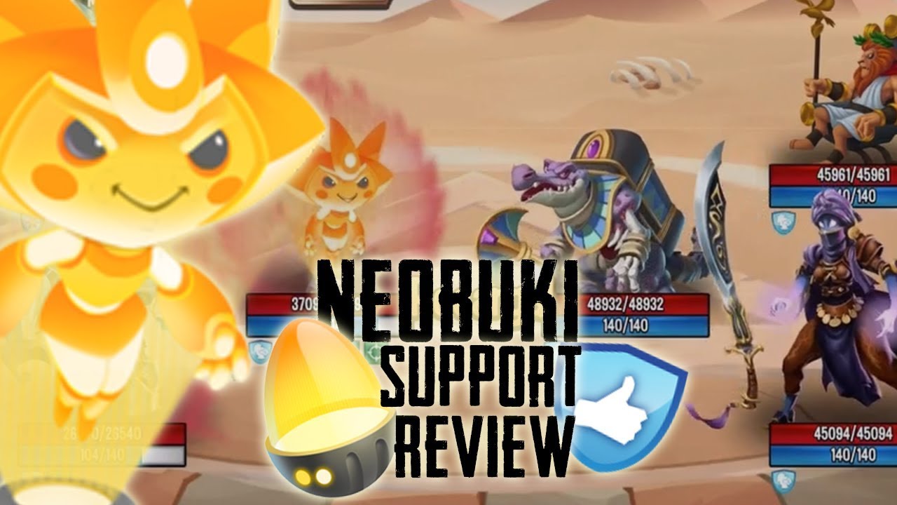 NEOBUKI (LV 100) SUPPORT - Monster Legends Review - YouTube