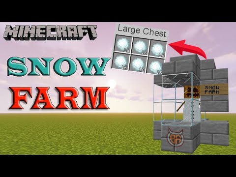 Minecraft: How To Build Snow Farm 1.20 - YouTube