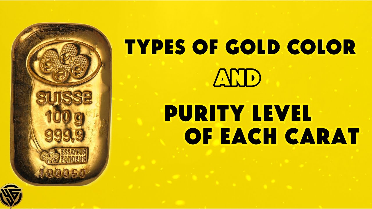 Getting to know 8 different colors of gold | and the amount of purity ...