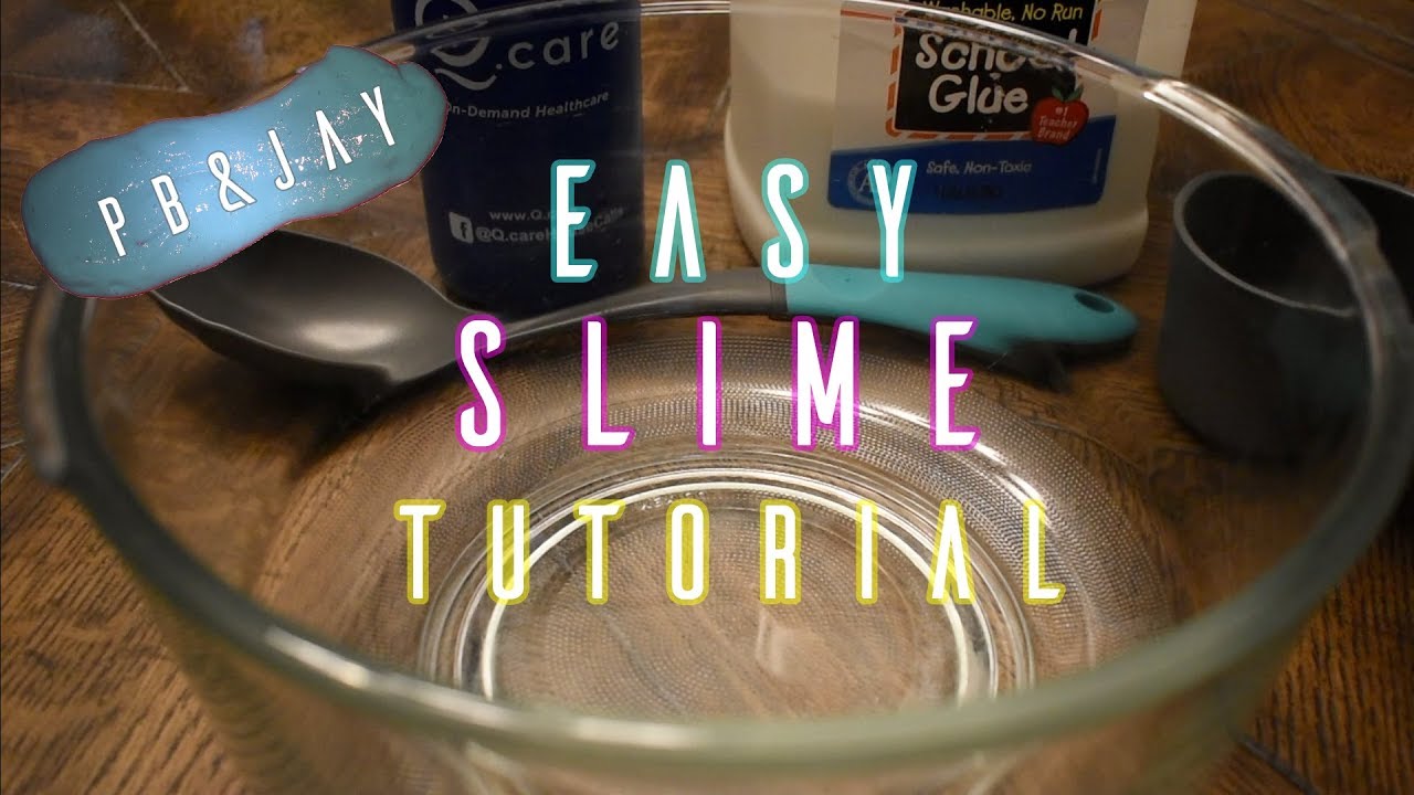 Tutorial On How To Make Slime THE EASIEST WAY!!! - YouTube