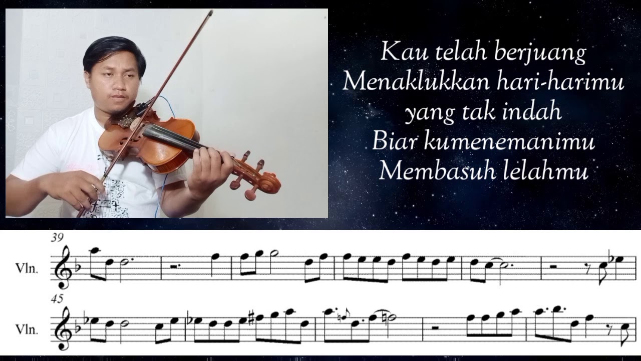 (+FREE Sheet) Budi Doremi - Melukis Senja [ Biola + Not Balok ] - YouTube