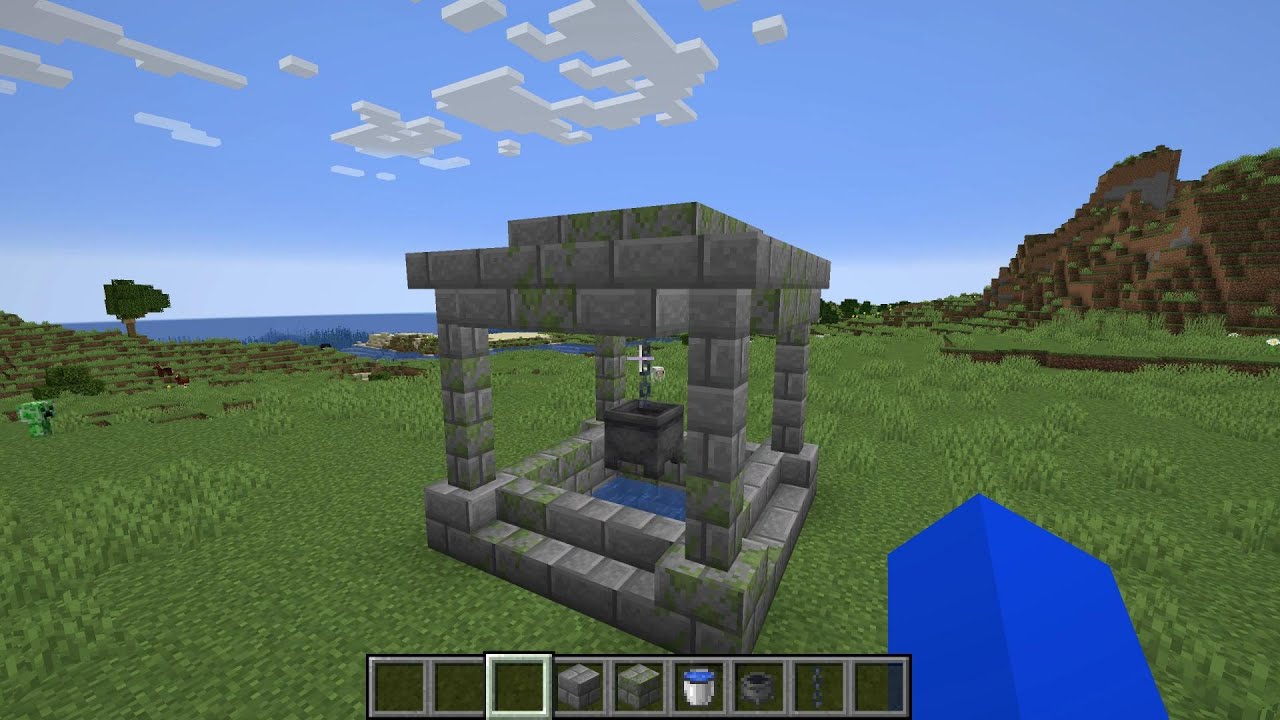 How to make a simple Minecraft Well - YouTube