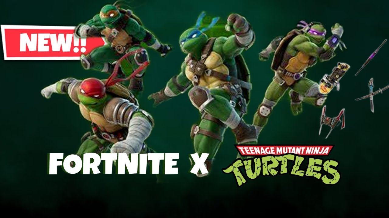 COWABUNGA!! TMNT BUNDLE GAMEPLAY!! (Fortnite x TMNT - YouTube