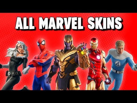 ALL Marvel Skins in Fortnite! (2019-2026)
