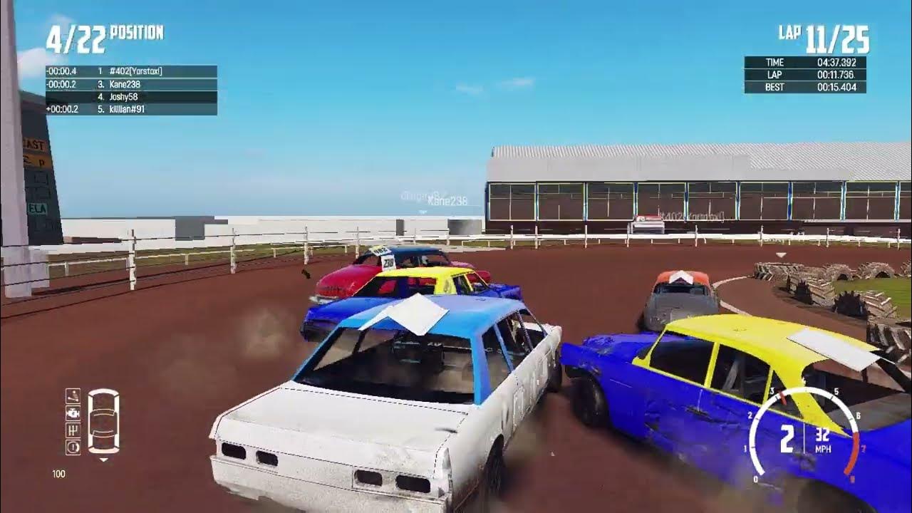 Bellevue GBNF Banger Final [] WreckFest Banger Racing [] Northern Bangers - YouTube
