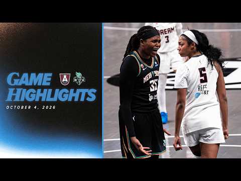 Atlanta Dream Win Semifinals Game 1 Against New York Liberty - Game Highlights