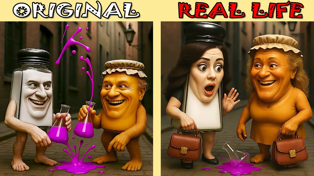 Brainrots Memes Love Transformations | Brainrot Original vs Real life ...