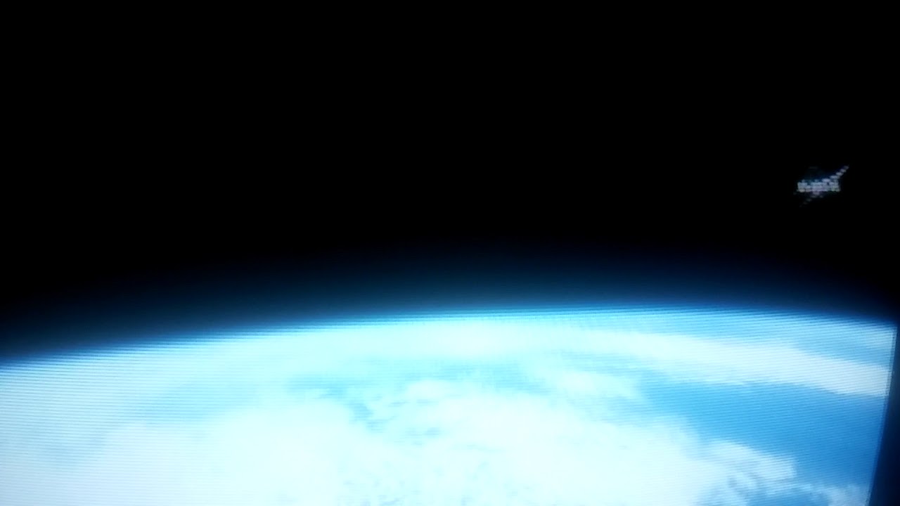 huge object above earth? - YouTube