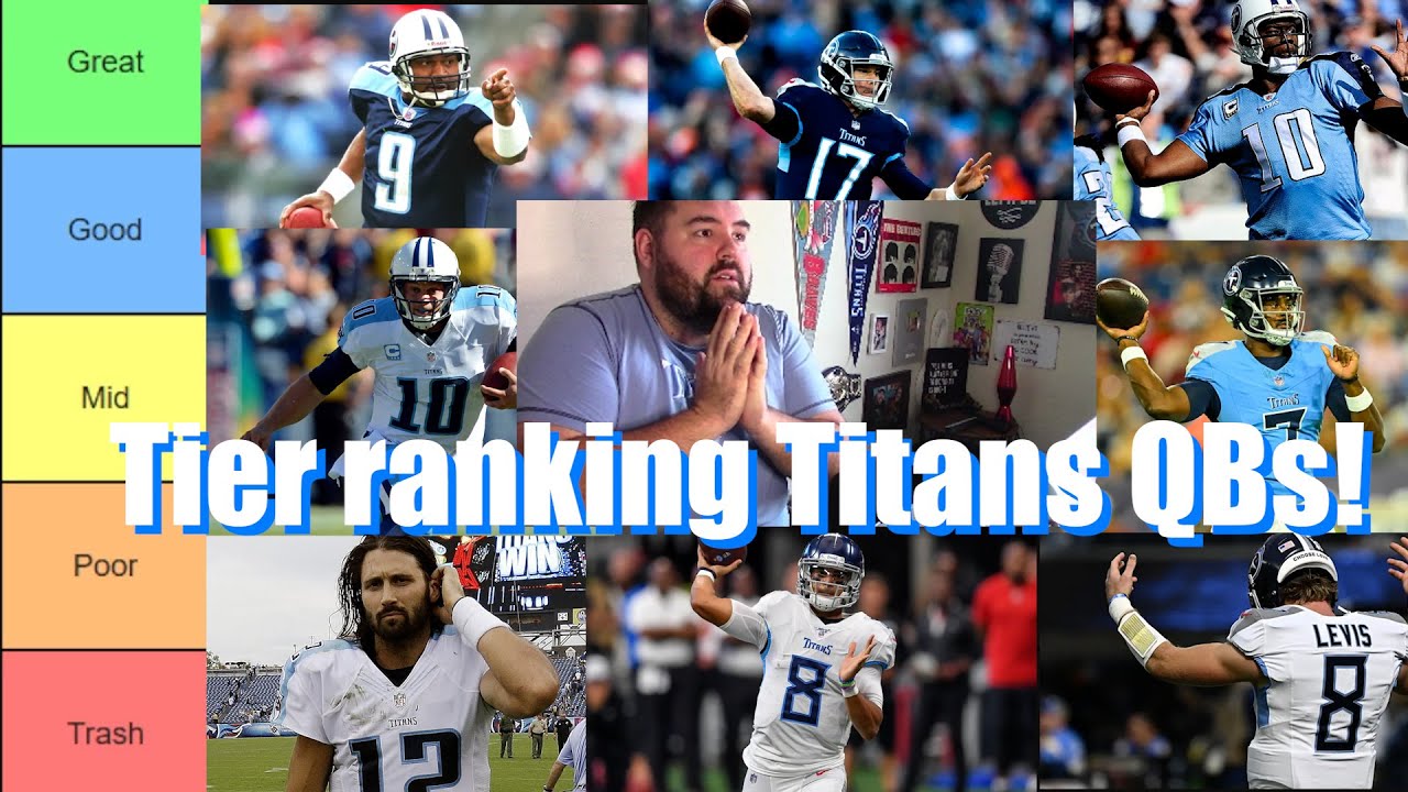 Tier ranking every Quarterback in Tennessee Titans history! - YouTube