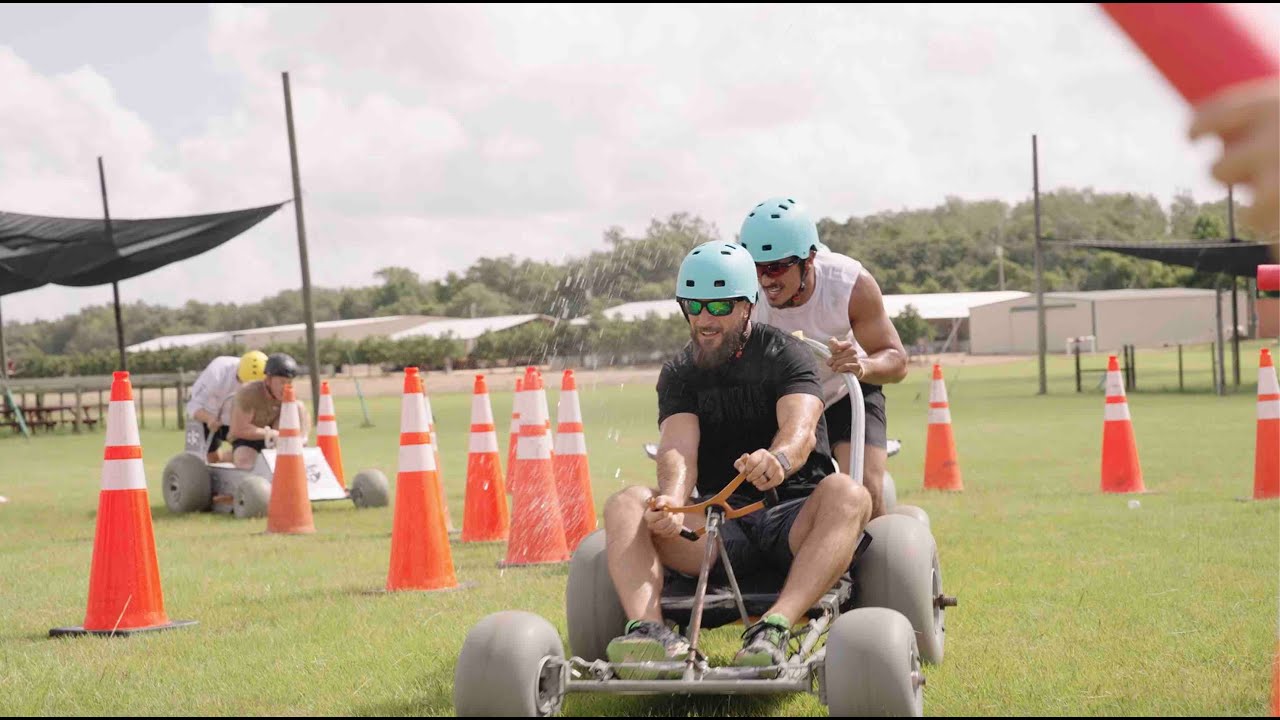 2022 Hensel Phelps Southeast District Intern Pushcart Race - YouTube