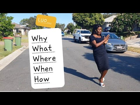 LUO INTERROGATIVE ADVERBS | LUO LANGUAGE | ACHOLI VERBS - YouTube