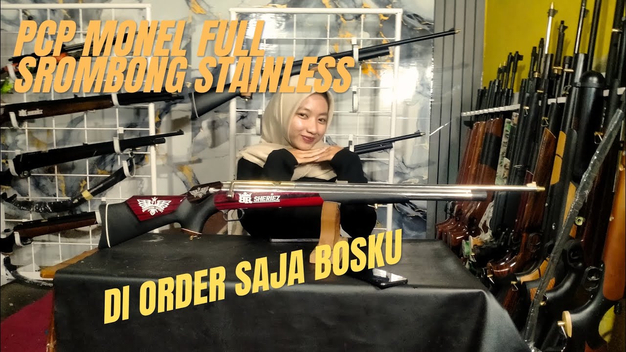 REKOMENDASI PCP MONEL FULL SROMBONG STAINLESS - YouTube