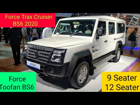 2020 New Force Trax Toofan BS6 Model Review | 9 - 12 Seater | Force ...