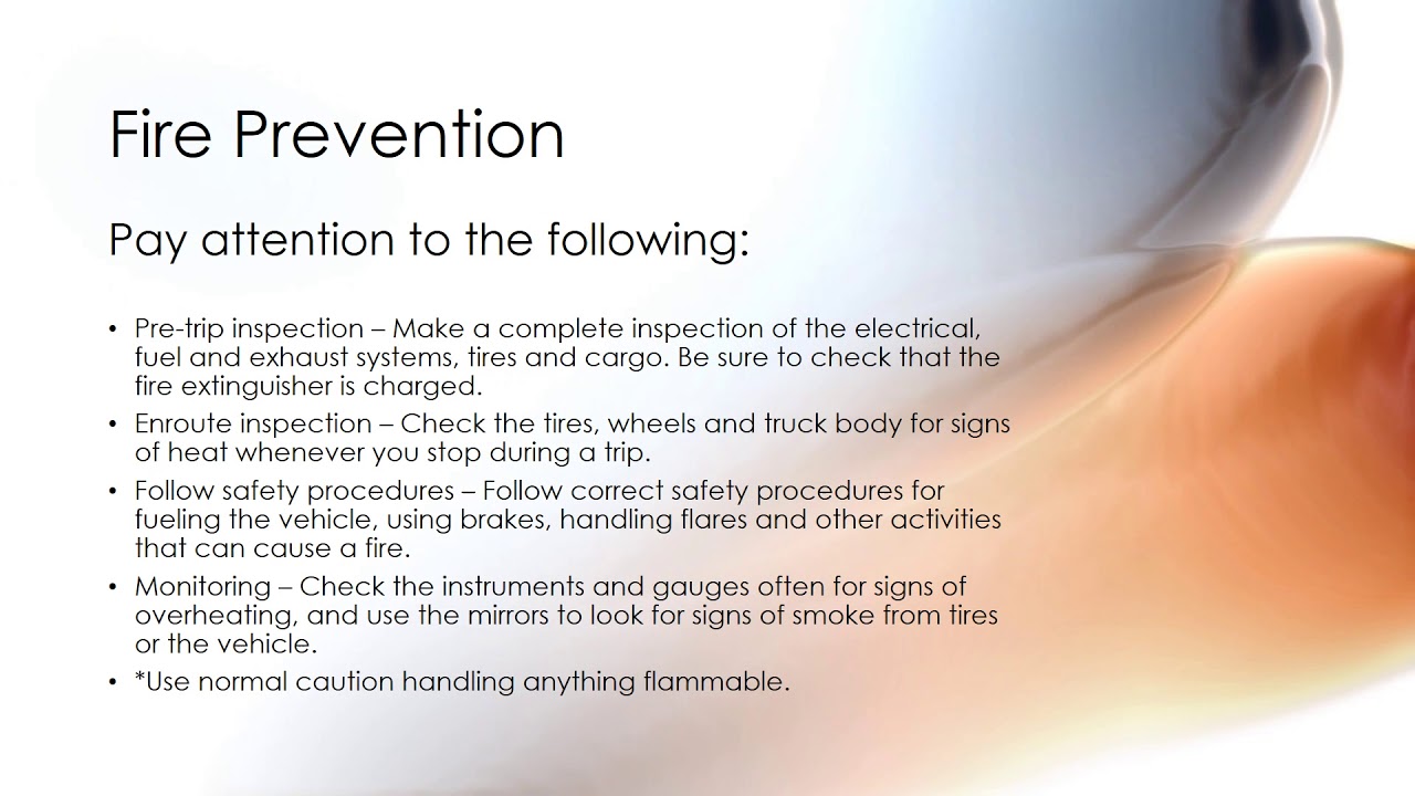 Fire Safety for Commercial Vehicles - YouTube