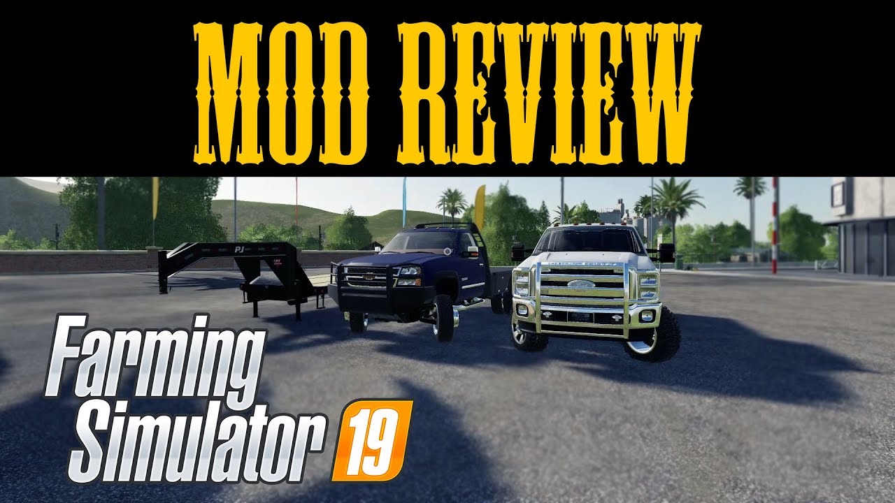 Farming Simulator 2019 Mod Review #2 Trucks and Trailers - YouTube