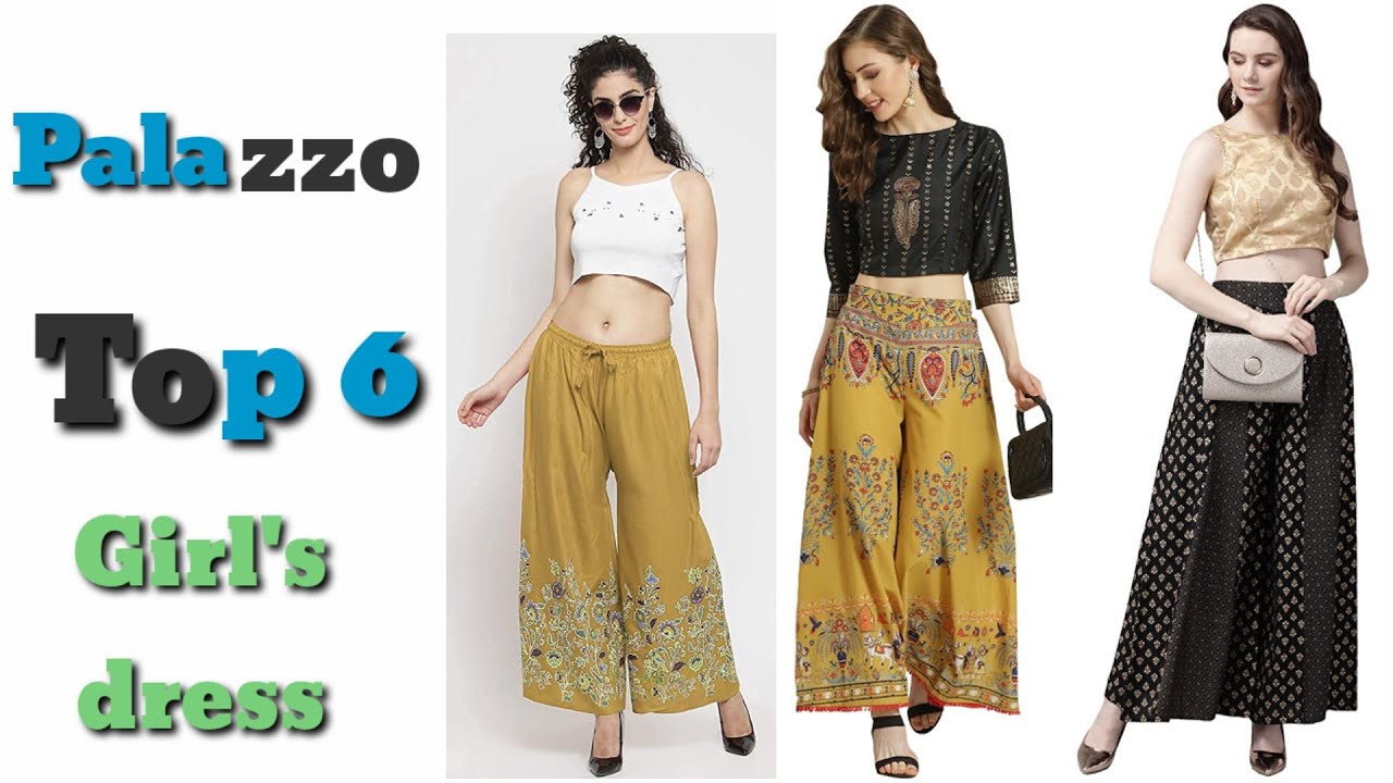 A Collection of 5 Different Types of Palazzo | Plaza | Palazzo | Women ...