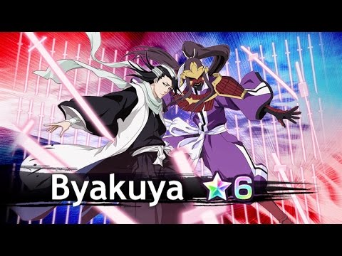 Byakuya 6★ (Power/Red) gameplay on Sajin Raid [Bleach Brave Souls ...