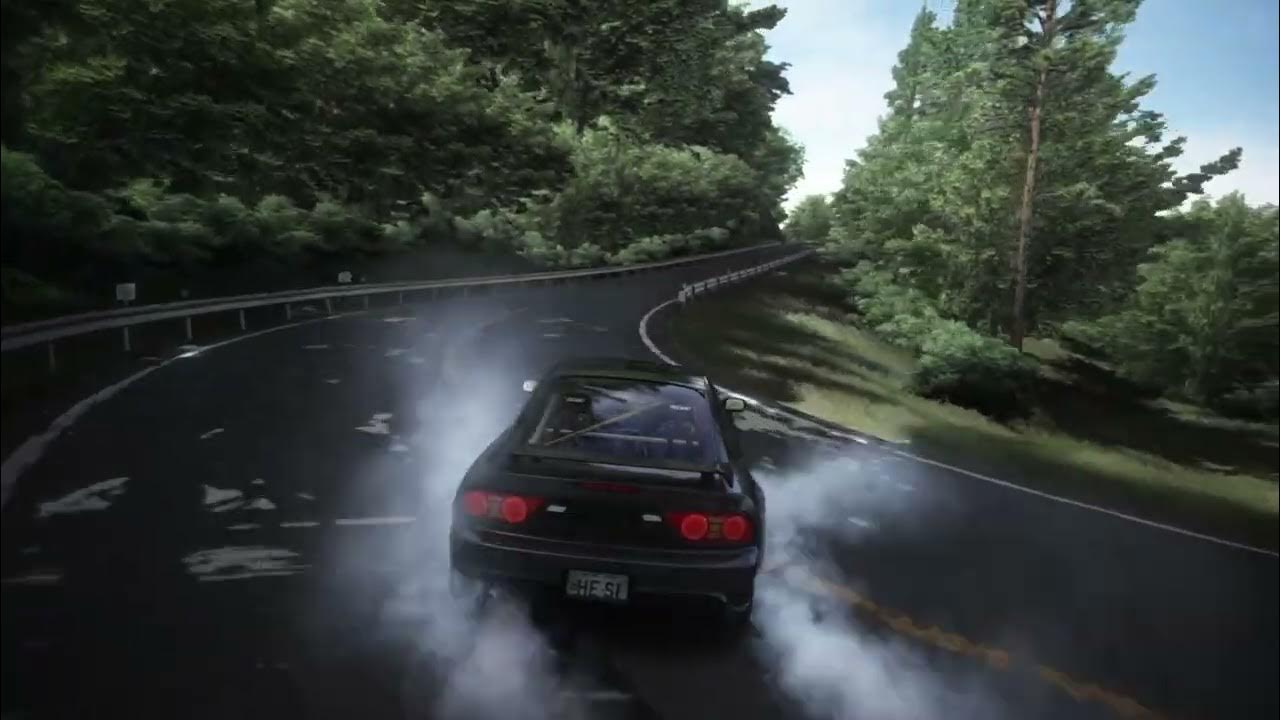 NISSAN 180SX Drifting Mount Akina Uphill || Assetto Corsa - YouTube