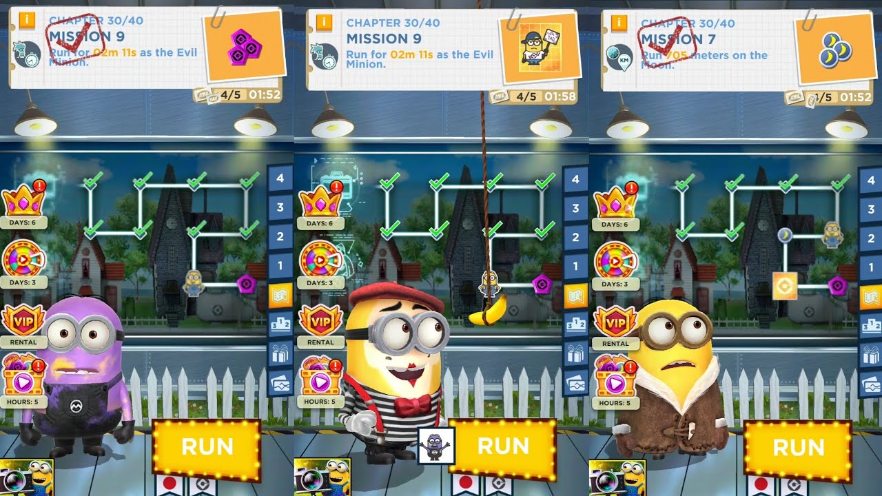 Minion Rush Speed Run minions Polar Explorer and Mime and Disguised at ...