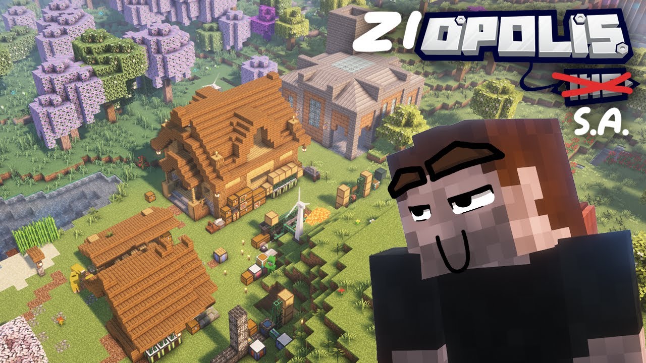 Minecraft: ZIOPOLIS S.A. #7 - Wesoły Kotlecik 🐽 - YouTube