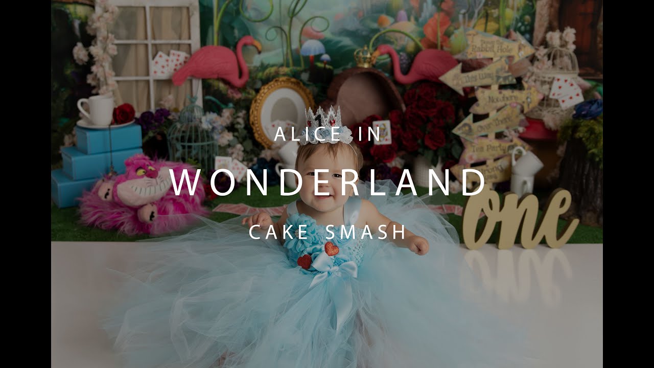 Alice In Wonderland Cake Smash Session on Halloween | Setting Up - YouTube
