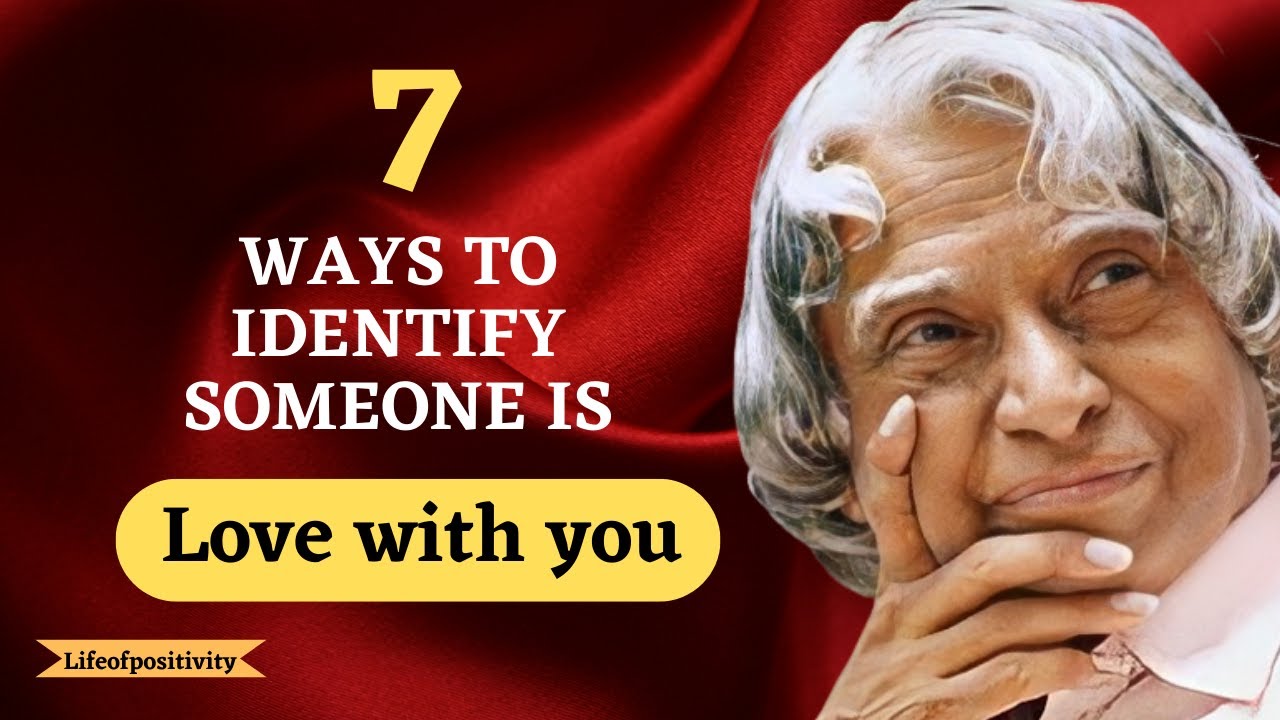 7 ways to identify someone is love with you ||Life of positivity - YouTube