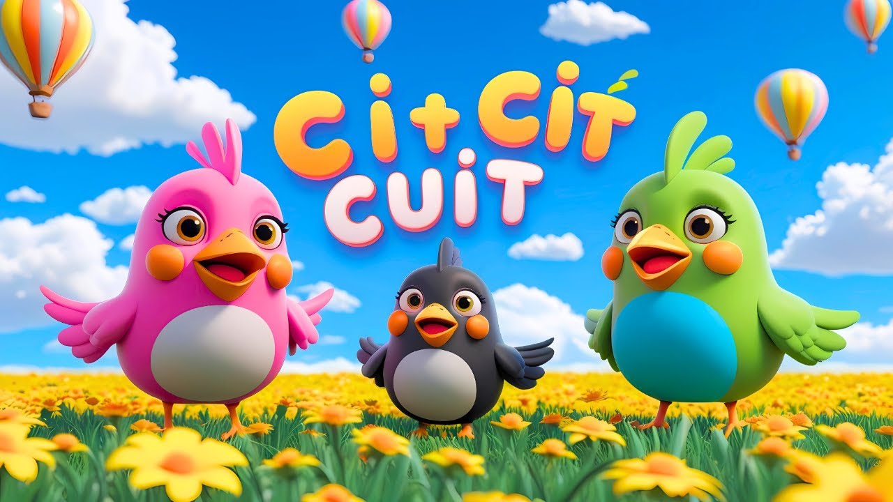CIT CIT CUIT | TEK KOTEK | 5 BEBEK KECIL BERMAIN | SUARA BINATANG ...