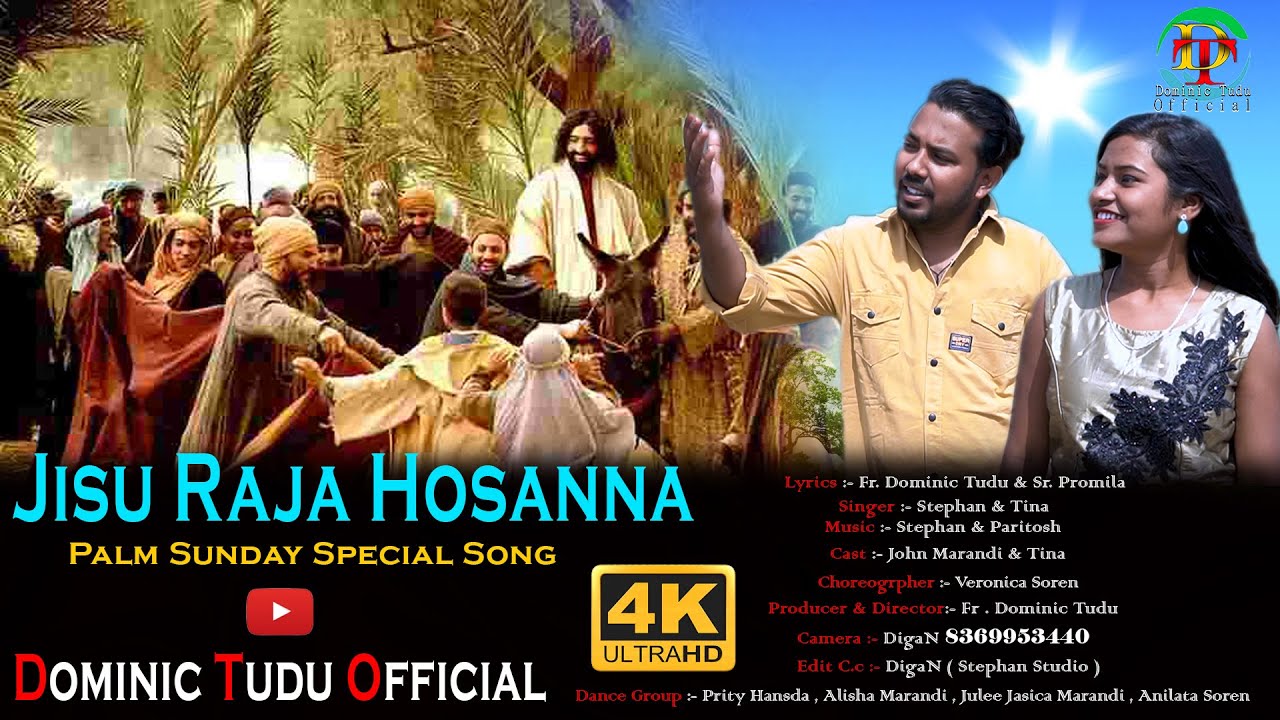 Jisu Raja Hosanna - palm sunday special song 2021 ||Stephan & Tina ...