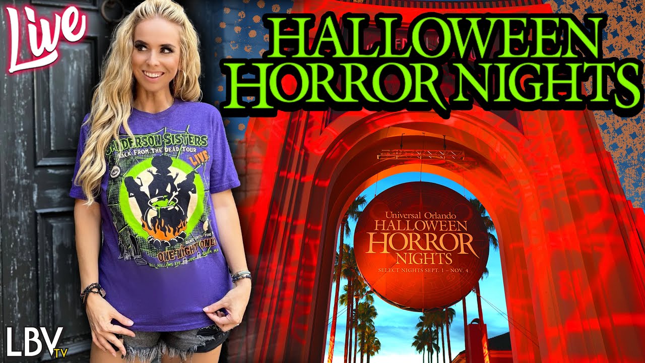 🔴LIVE: Live From Halloween Horror Nights | Universal Studios Livestream ...