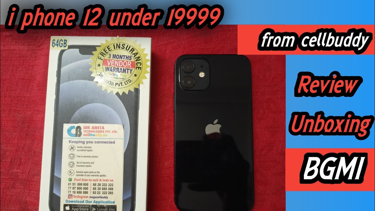 iphone 12 From Cellbuddy Under 20000 🔥🔥 iphone 12 unboxing - YouTube