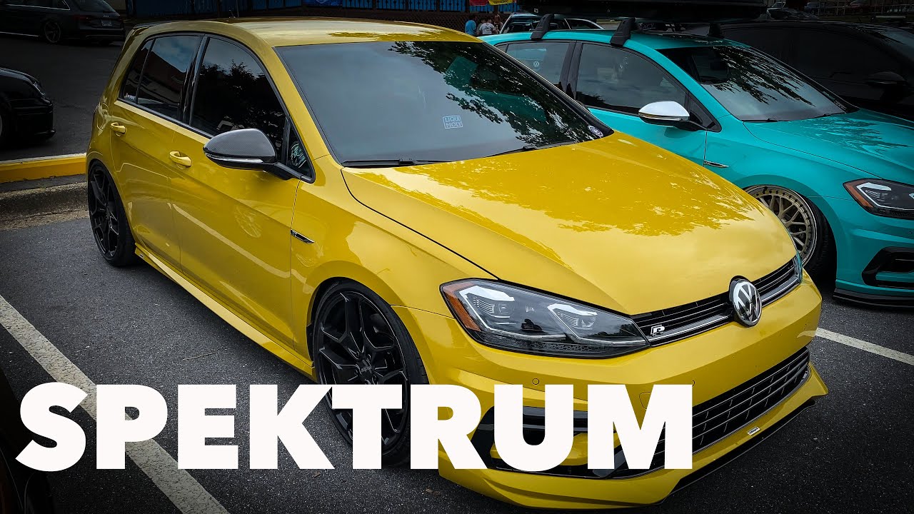 2019 Curry Yellow (Spektrum) Mk7.5 Golf R - YouTube