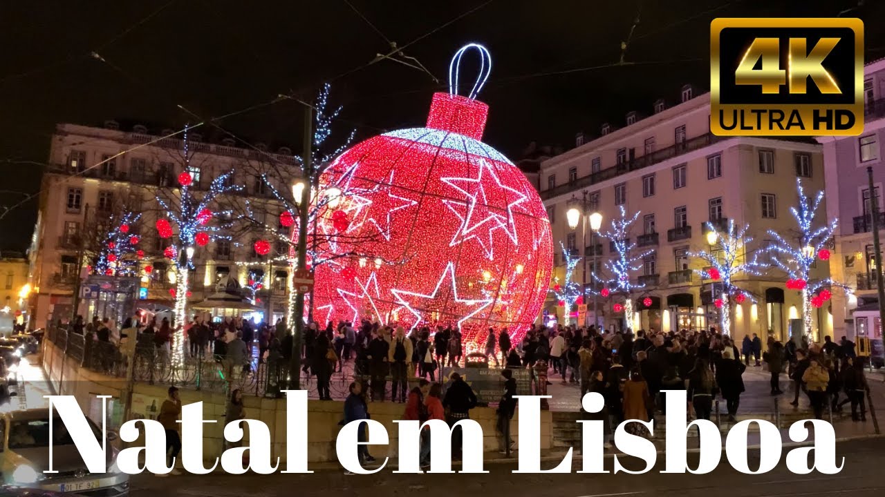 【4K】Luzes de Natal em Lisboa 2019 Christmas Lights in Lisbon - Part 3/3 ...