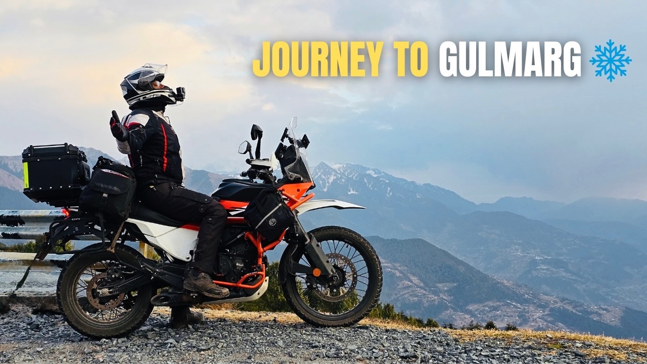 Pathankot to Nathatop on KTM ADV 390🥶Winter Kashmir - YouTube