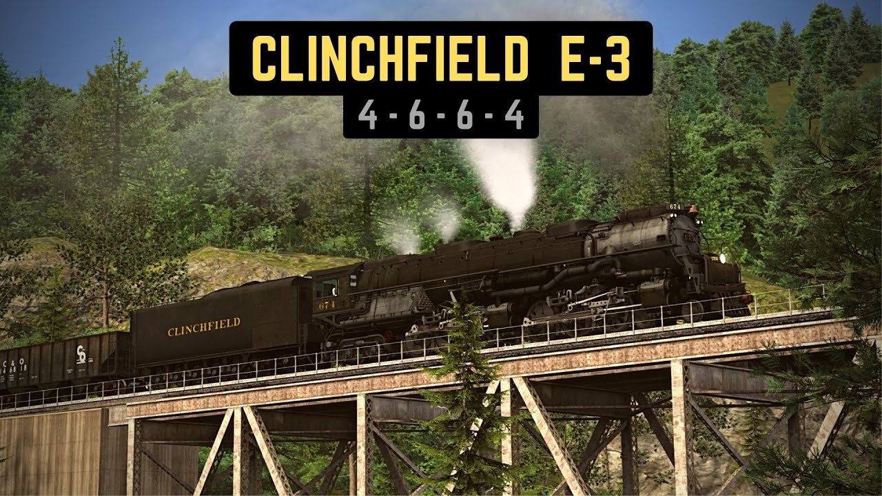 Train Simulator | Clinchfield Railroad 'E-3' | 4-6-6-4 - YouTube