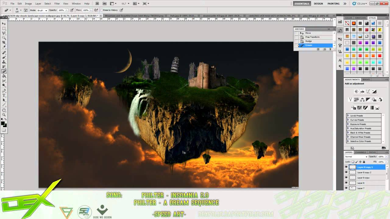 DEX - Speed art #4 - 2nd EpicGFXTime entry - Manipulation - YouTube