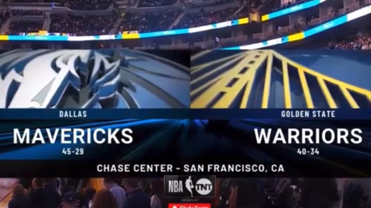Mavericks vs Warriors NBA On TNT Intro/Theme | 4/2/24 NBA 2024 - YouTube