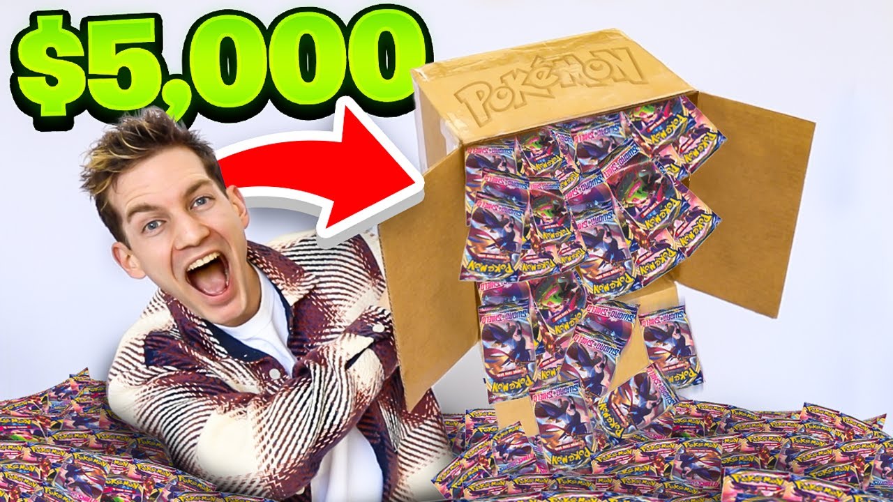 $5000 *POKEMON CARD ONLY* MYSTERY BOX JACKPOT - YouTube