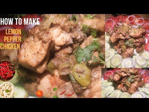 Lemon pepper chicken recipe 🤤|restaurant style chicken recipe|by ...