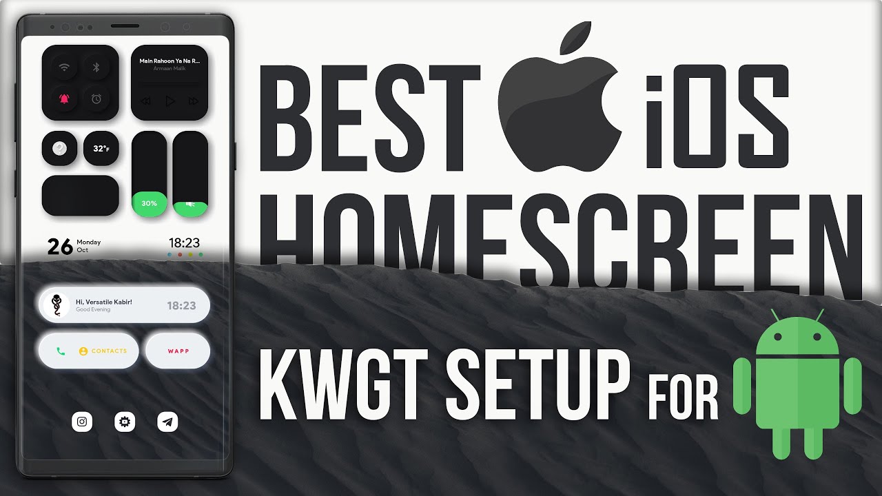 Best Home Screen Setup | iOS Theme For Android | Android Customization ...