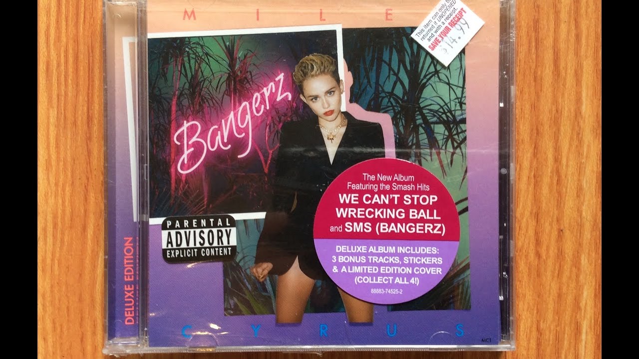Bangerz Miley Cyrus Deluxe Album Cover