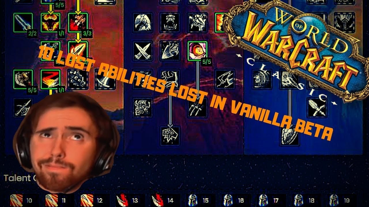 Asmongold Reacts To 10 Classic WoW Abilities That Were Lost In The ...