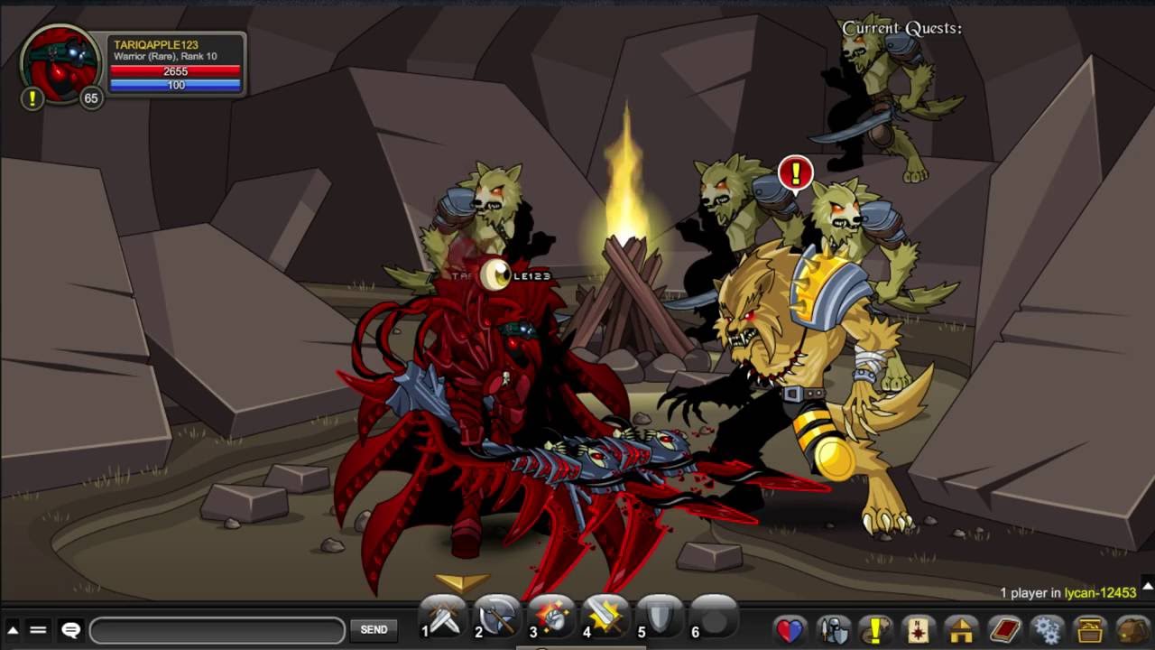 AQW - adventure quest worlds - lycan- Walkthrough - Darkovia Storyline ...