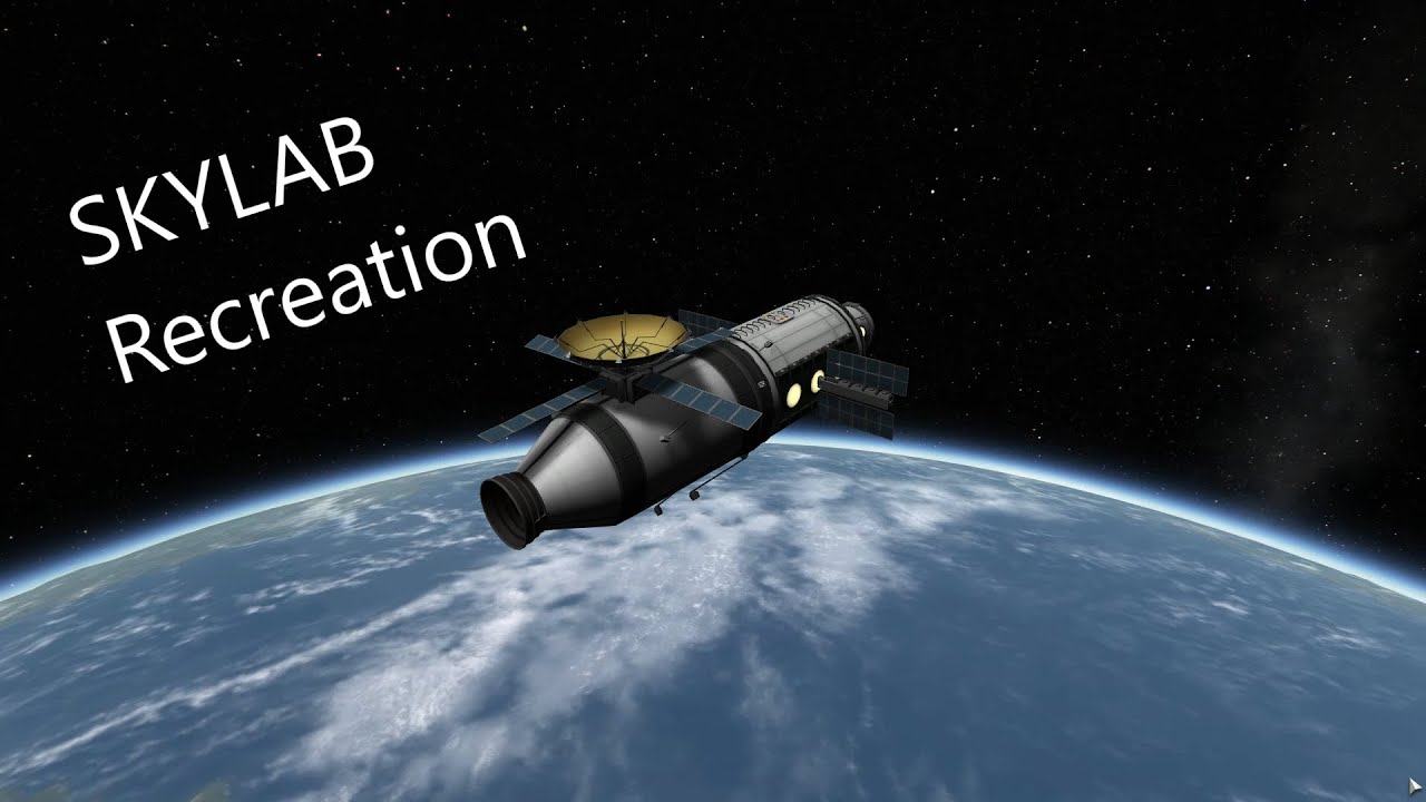 KSP: SkyLab Space Station Recreation - YouTube