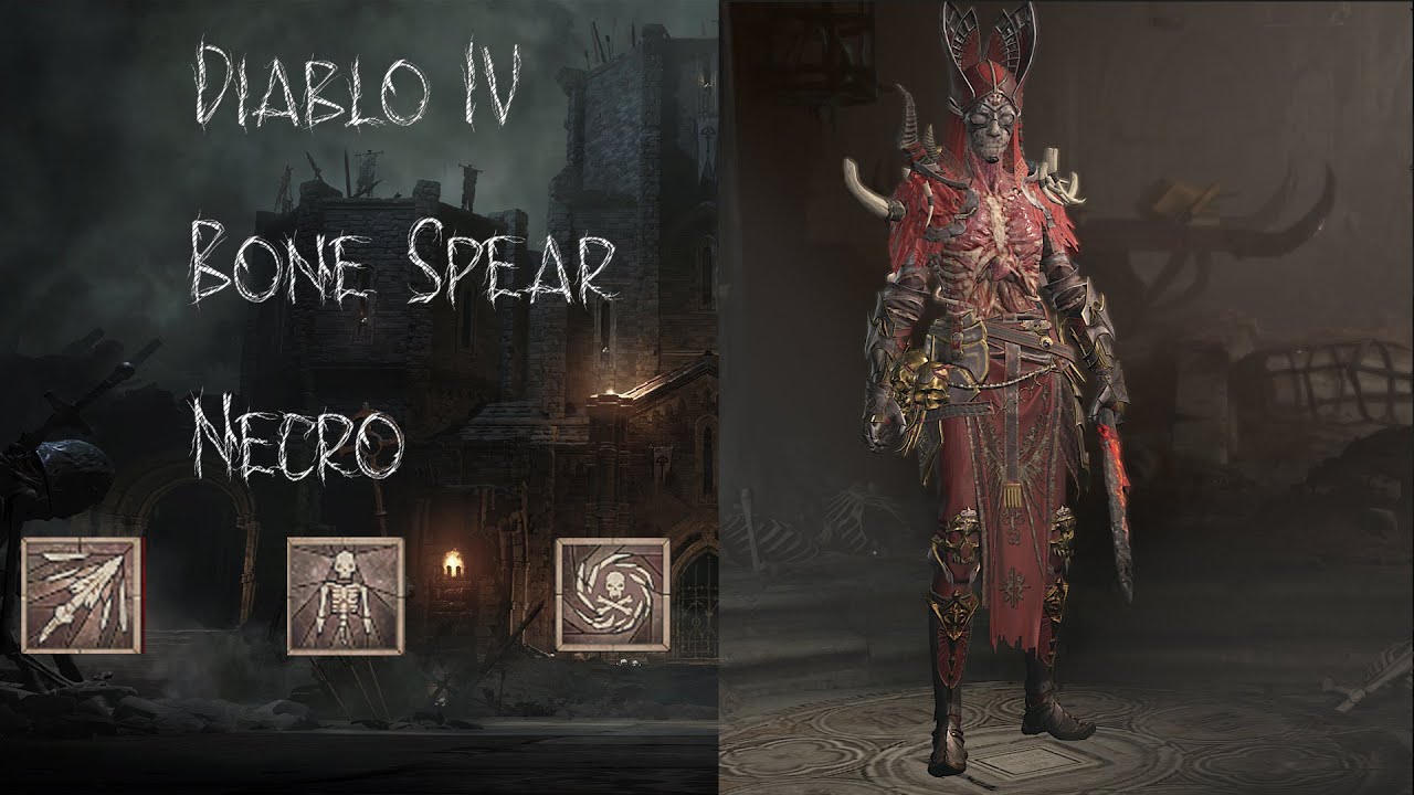 Diablo IV | Bone spear / Bone Spirit Necro - YouTube