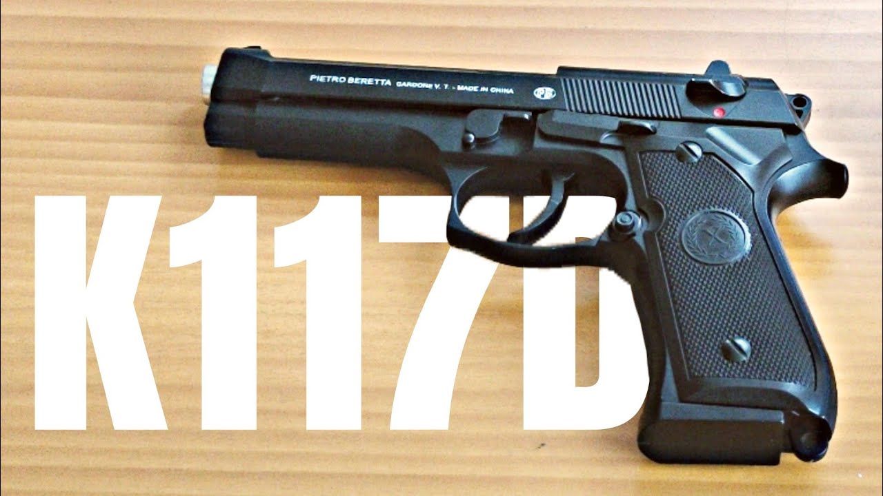 Unboxing K117D M9 Pietro Beretta Spring Type (Toy Gun Only) - YouTube