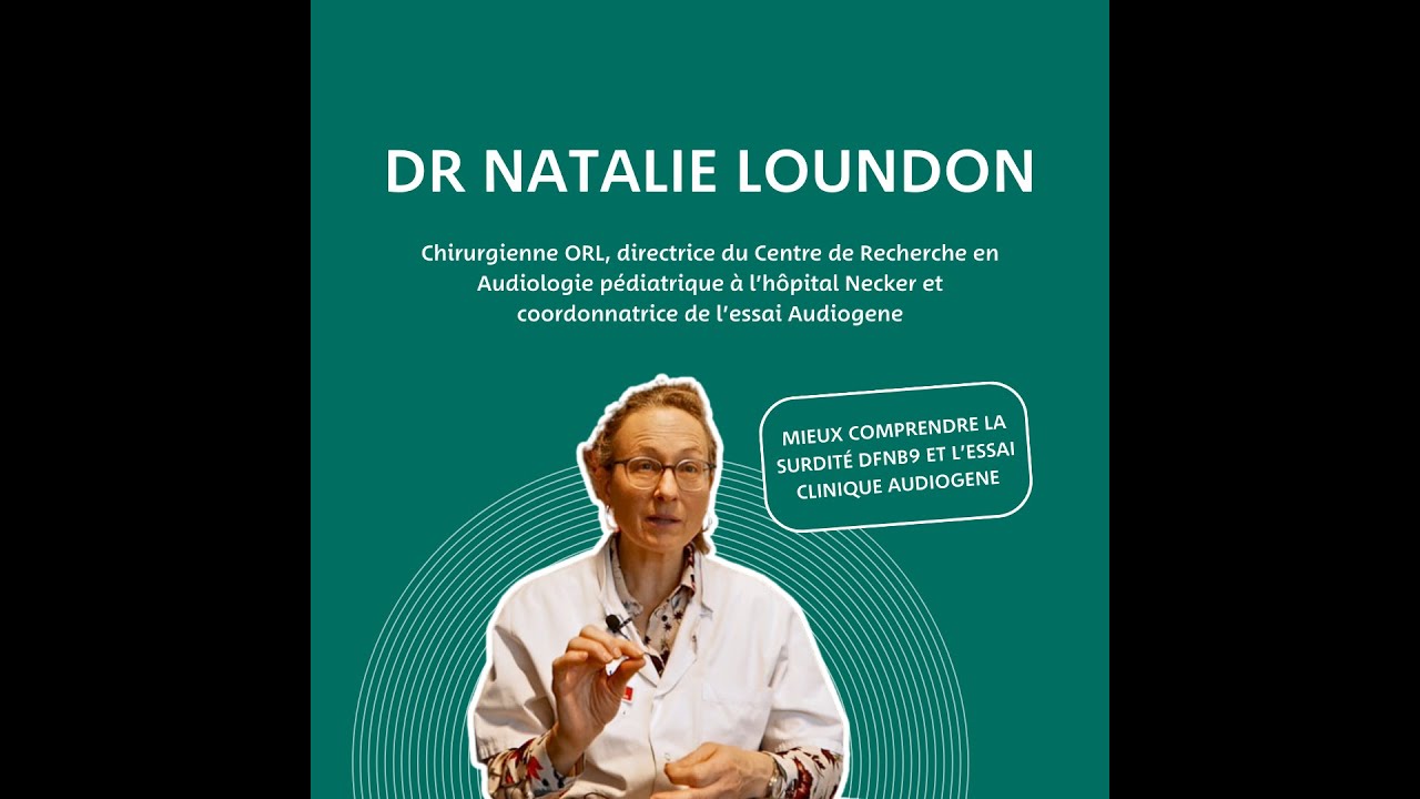 Audiogene - premier essai clinique de thérapie génique qui vise à soigner la surdité DFNB9 - YouTube