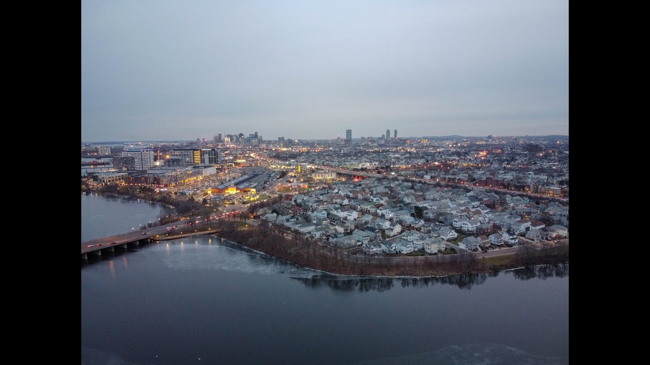Flight over Torbert Macdonald Park, Mystic River Reservation - Medford ...