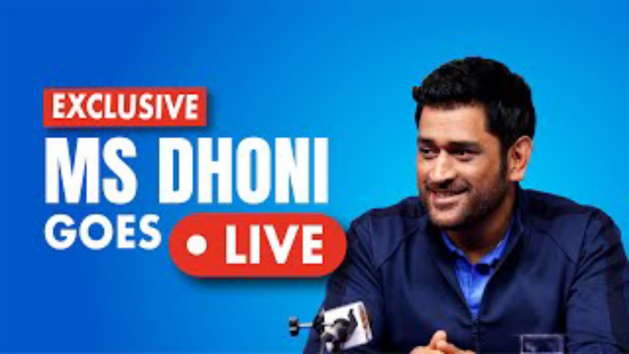 MS Dhoni Live | MS Dhoni Live Interview and Press Conference 25 ...