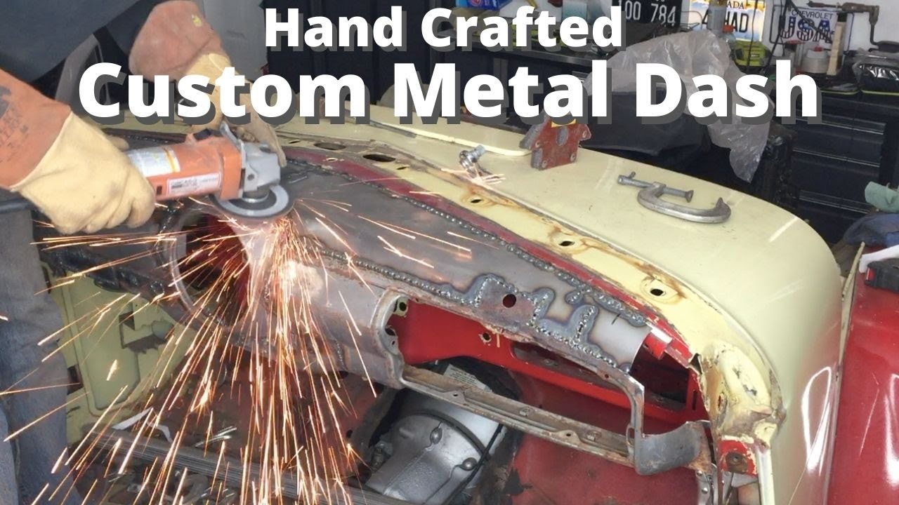 Part 6, Hand Crafted, One Of A Kind, Custom Metal Dash. 1950 Willys ...