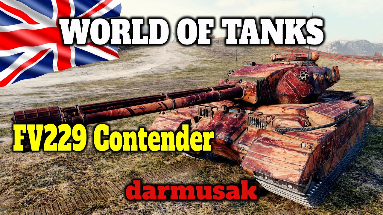 World of Tanks - FV229 Contender - dwie solidne bitwy - YouTube